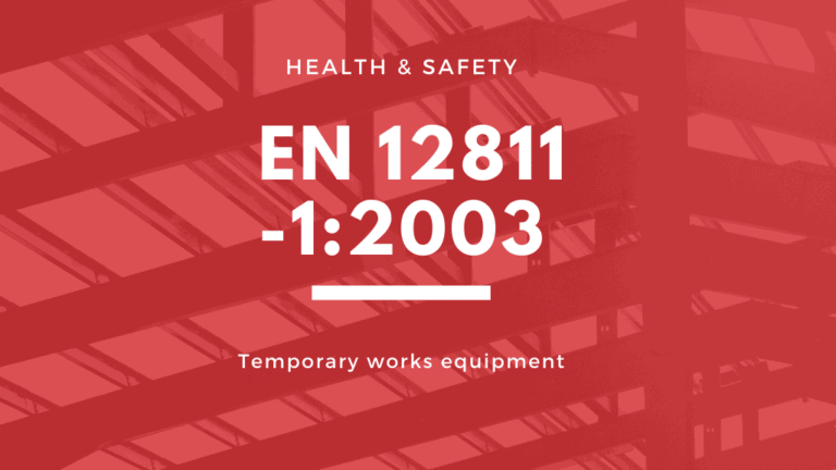 EN 12811-1:2003 - Temporary Works Equipment Standrads - APAC