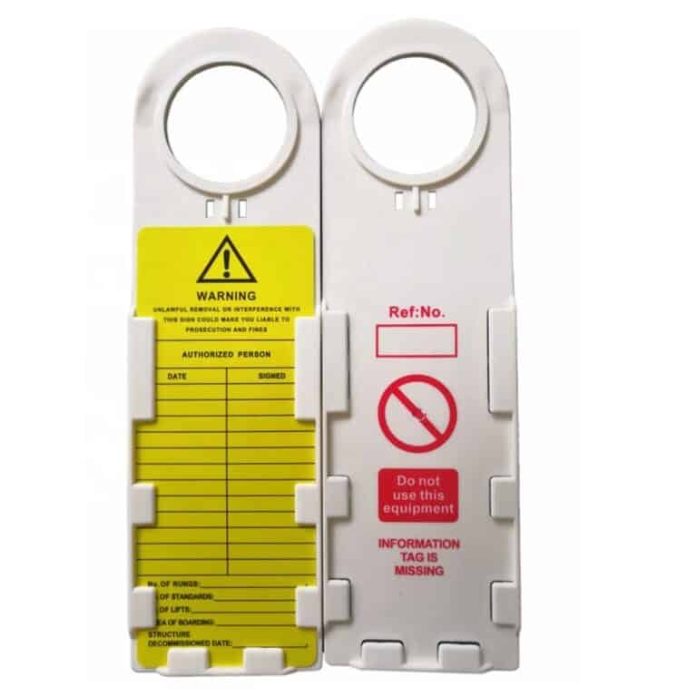 Yellow Scaffold Tag - Your Site Safety Product Specialist | APAC