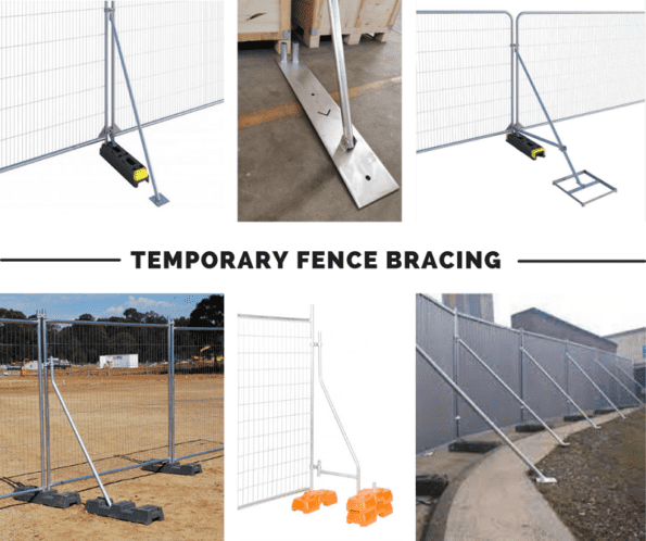 Temporary Fence Bracing - Your Site Safety Product Specialist | APAC