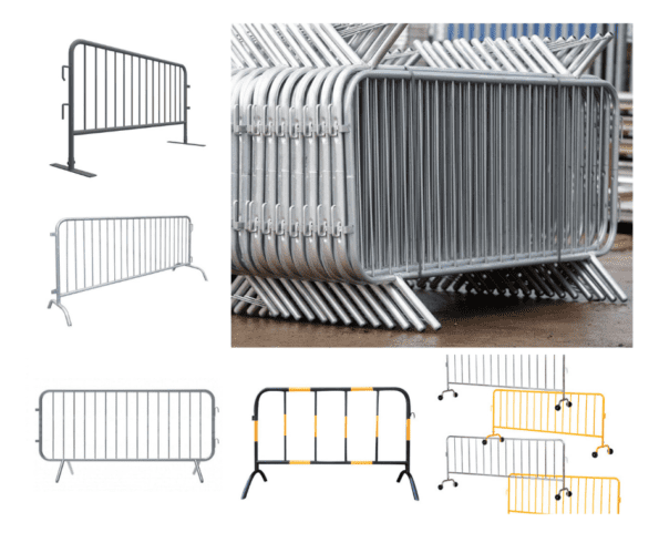 High Quality Galvanised Pedestrian Barriers - APAC
