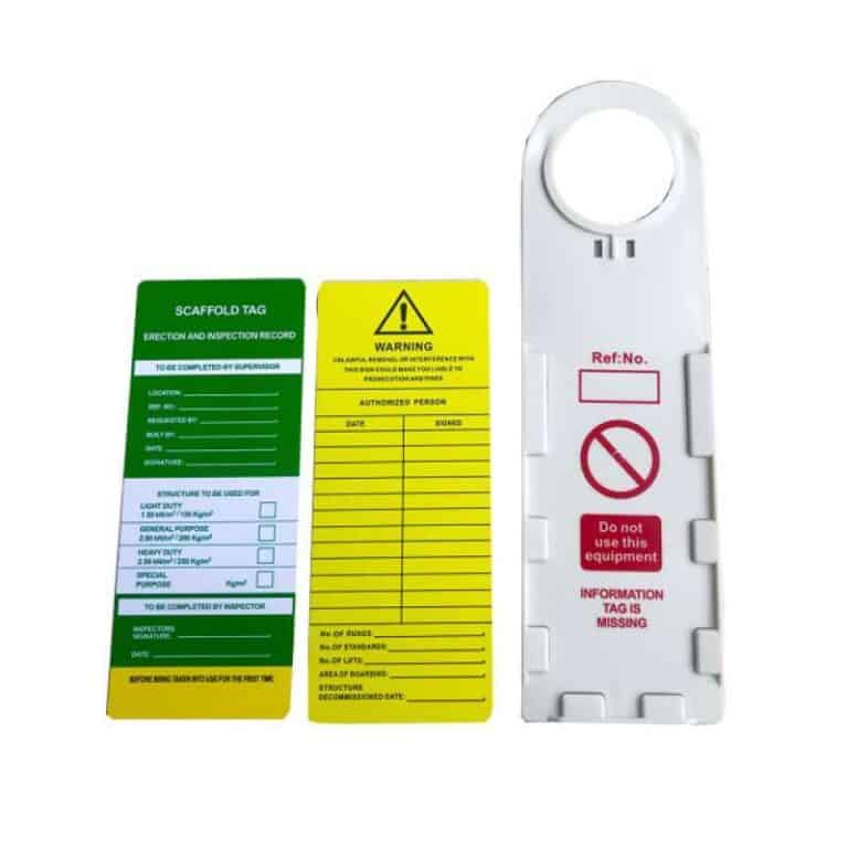 Yellow Scaffold Tag - Your Site Safety Product Specialist | APAC